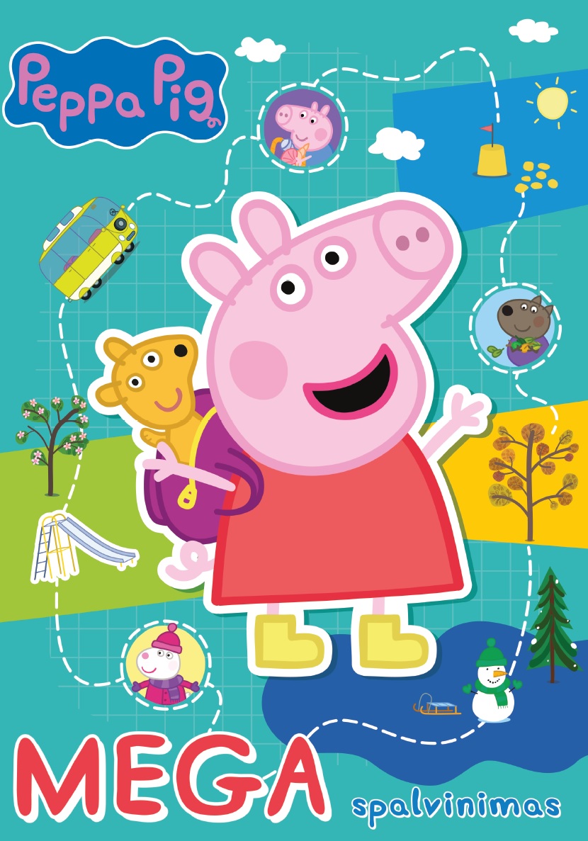Mega spalvinimas Peppa Pig | VAGA